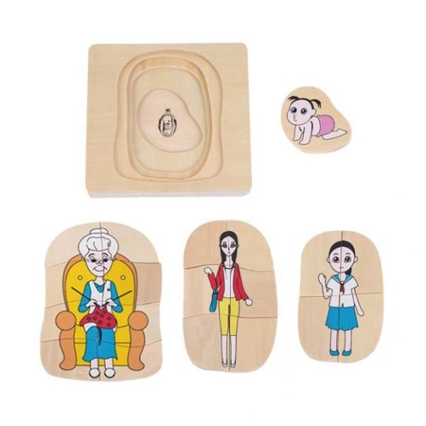 Life-Cycle Puzzle of a Woman - Children's Montessori Shop