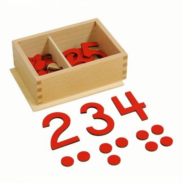 Cut-Out Numerals & Counters - Children's Montessori Shop